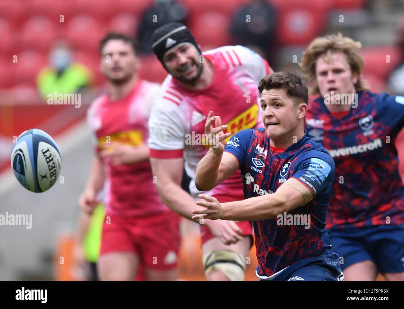 Ashton Gate Stadium, Bristol, UK. 27th Mar, 2021. Premiership Rugby ...