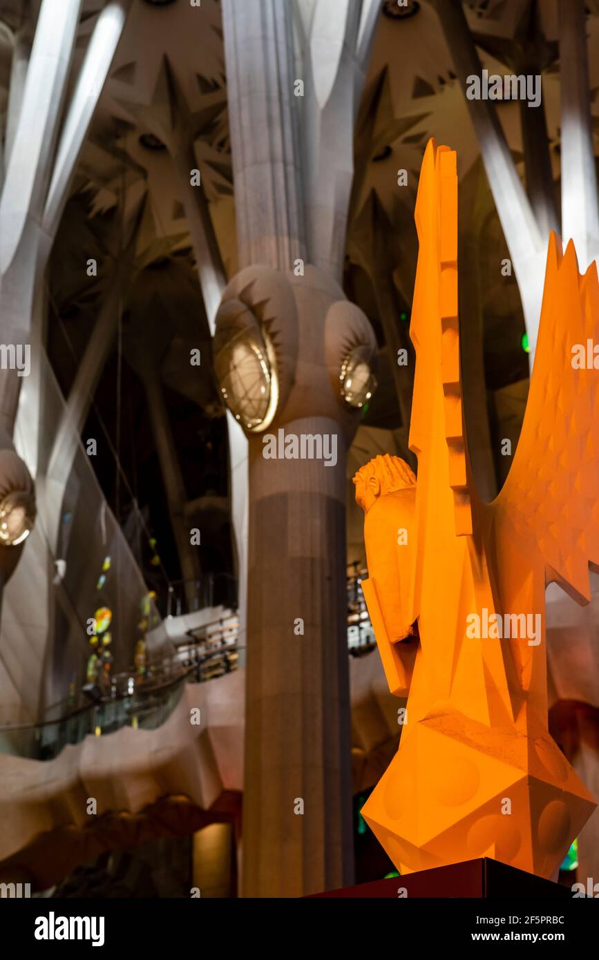 Basílica de la Sagrada Familia; (Basilica of the Holy Family),architect ...