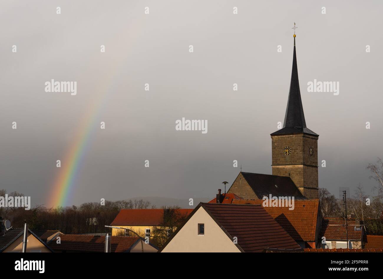Rainbow after rainfall hi-res stock photography and images - Alamy