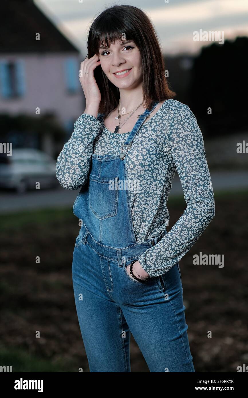 Dungarees hi-res stock photography and images - Alamy