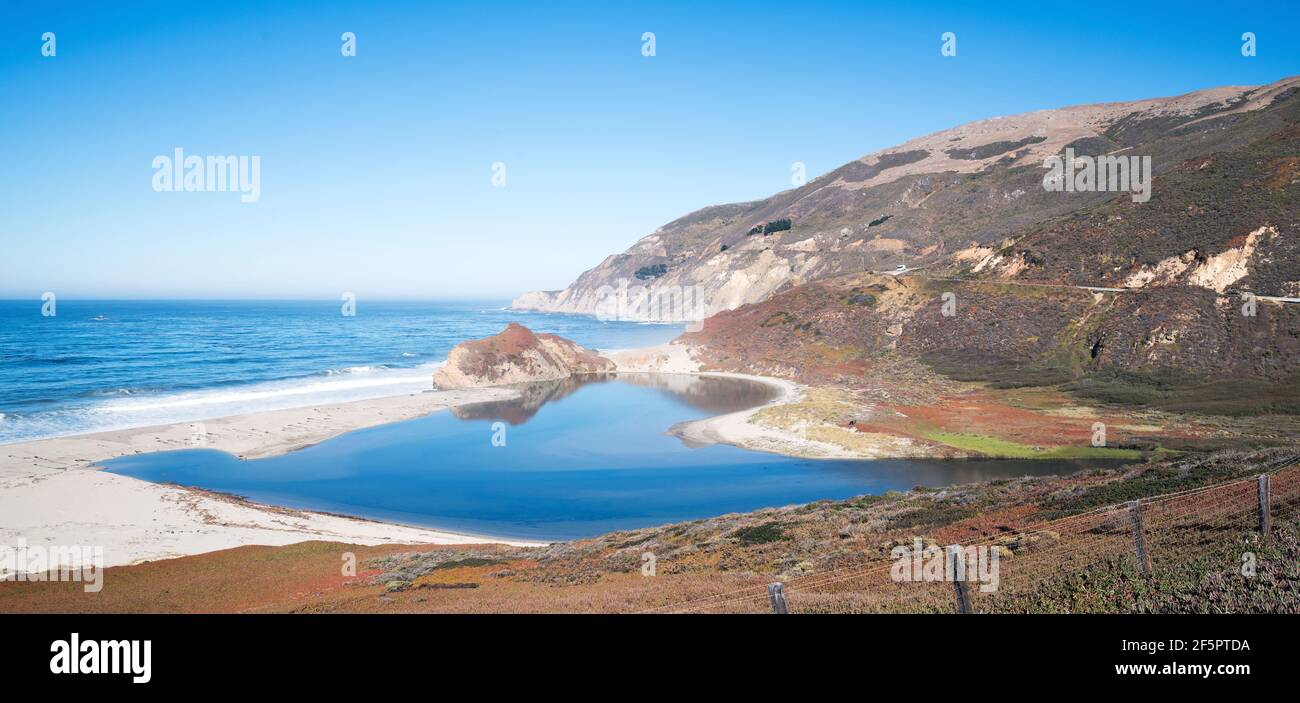 Little Sur Rivermouth, Big Sur, California, USA Stock Photo - Alamy
