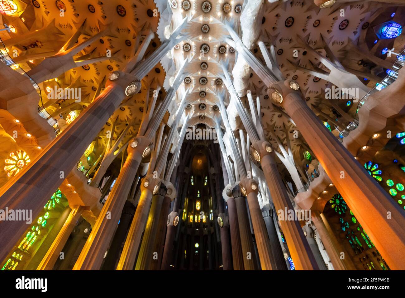 Basílica de la Sagrada Familia; (Basilica of the Holy Family),architect ...