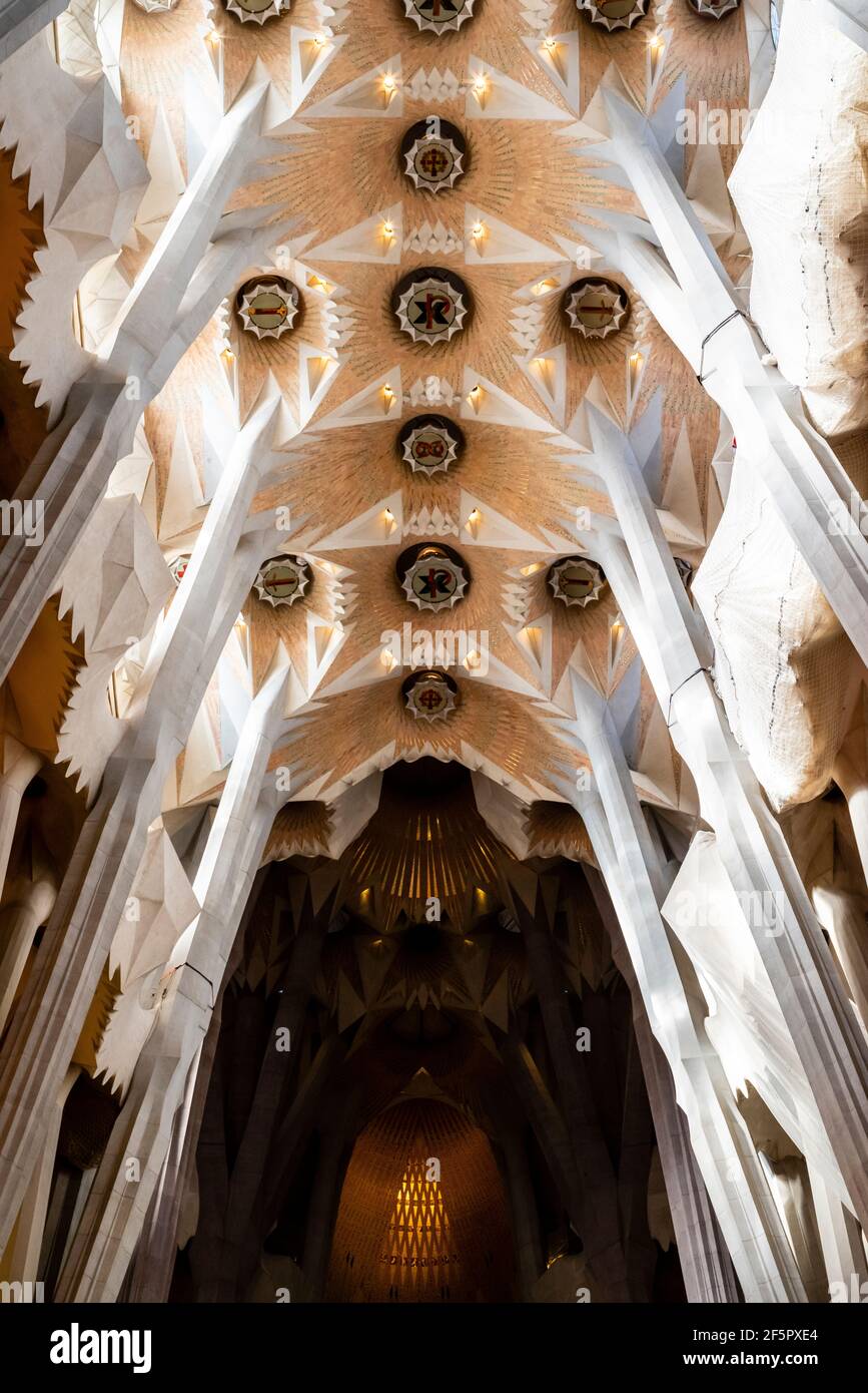 Basílica de la Sagrada Familia; (Basilica of the Holy Family),architect ...