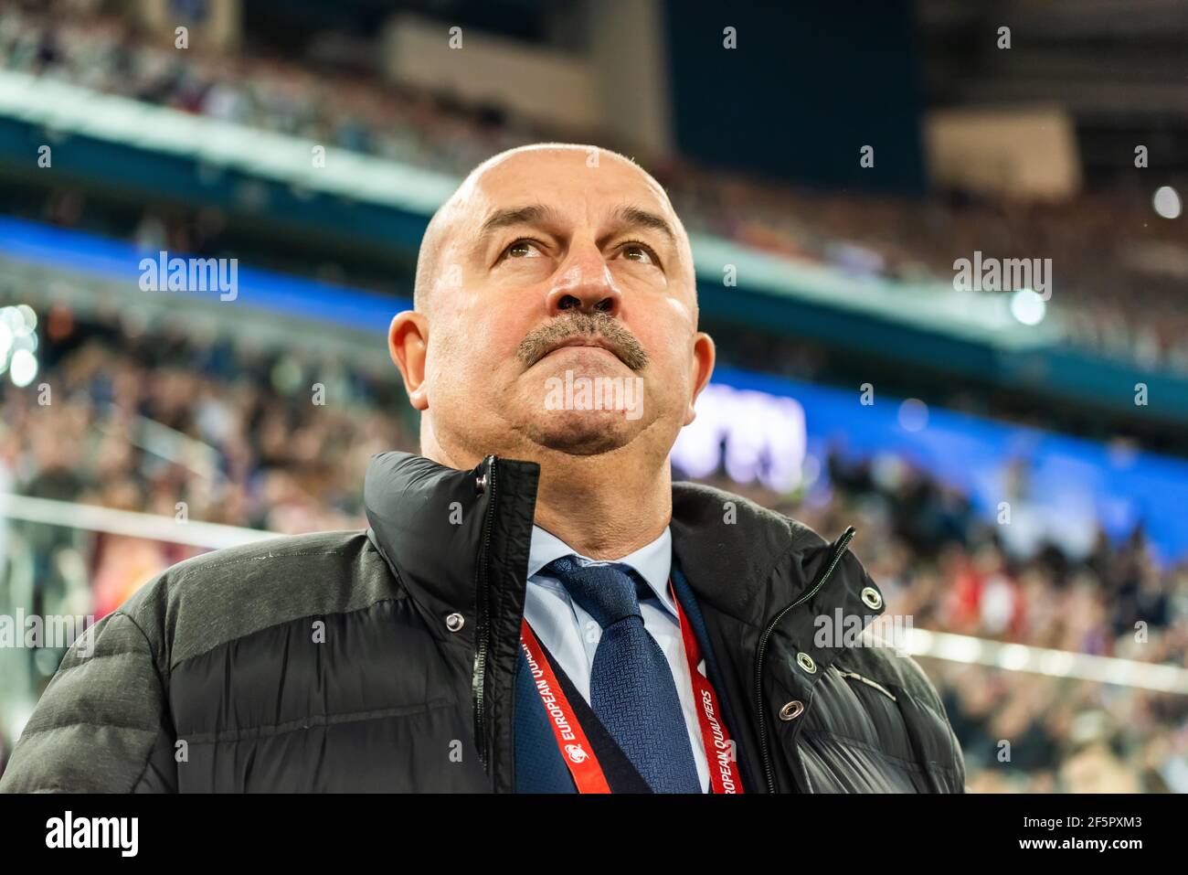 Saint Petersburg, Russia – November 16, 2019. Russia national football ...