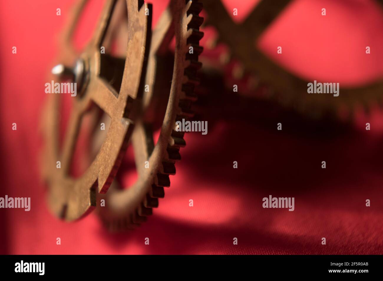 Gear wheels of a clock hi-res stock photography and images - Alamy