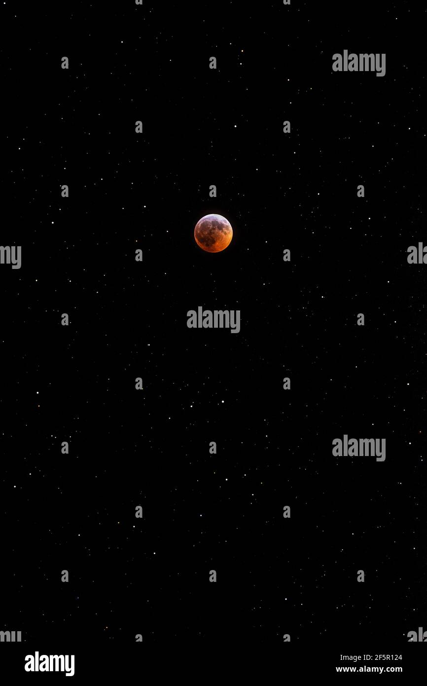 2019 red moon lunar eclipse hi-res stock photography and images - Alamy