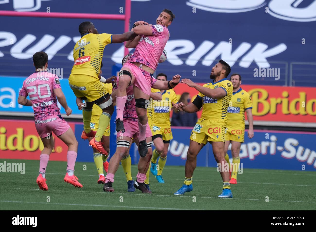 Paris, France. 13th July, 2013. Stade Francais Flanker MATHIEU DE ...