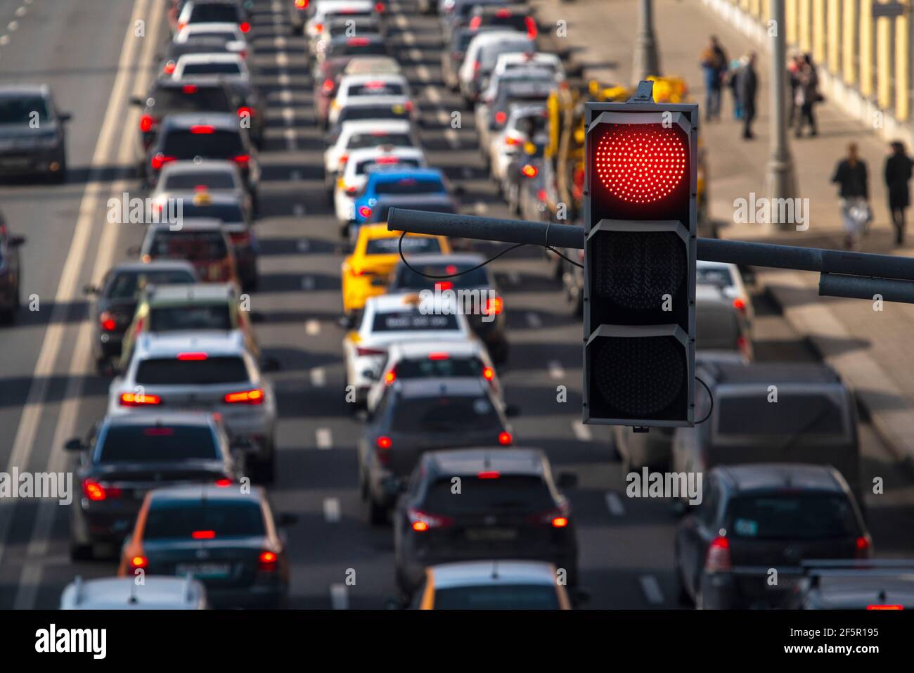 Traffic jam red light hi-res stock photography and images - Alamy