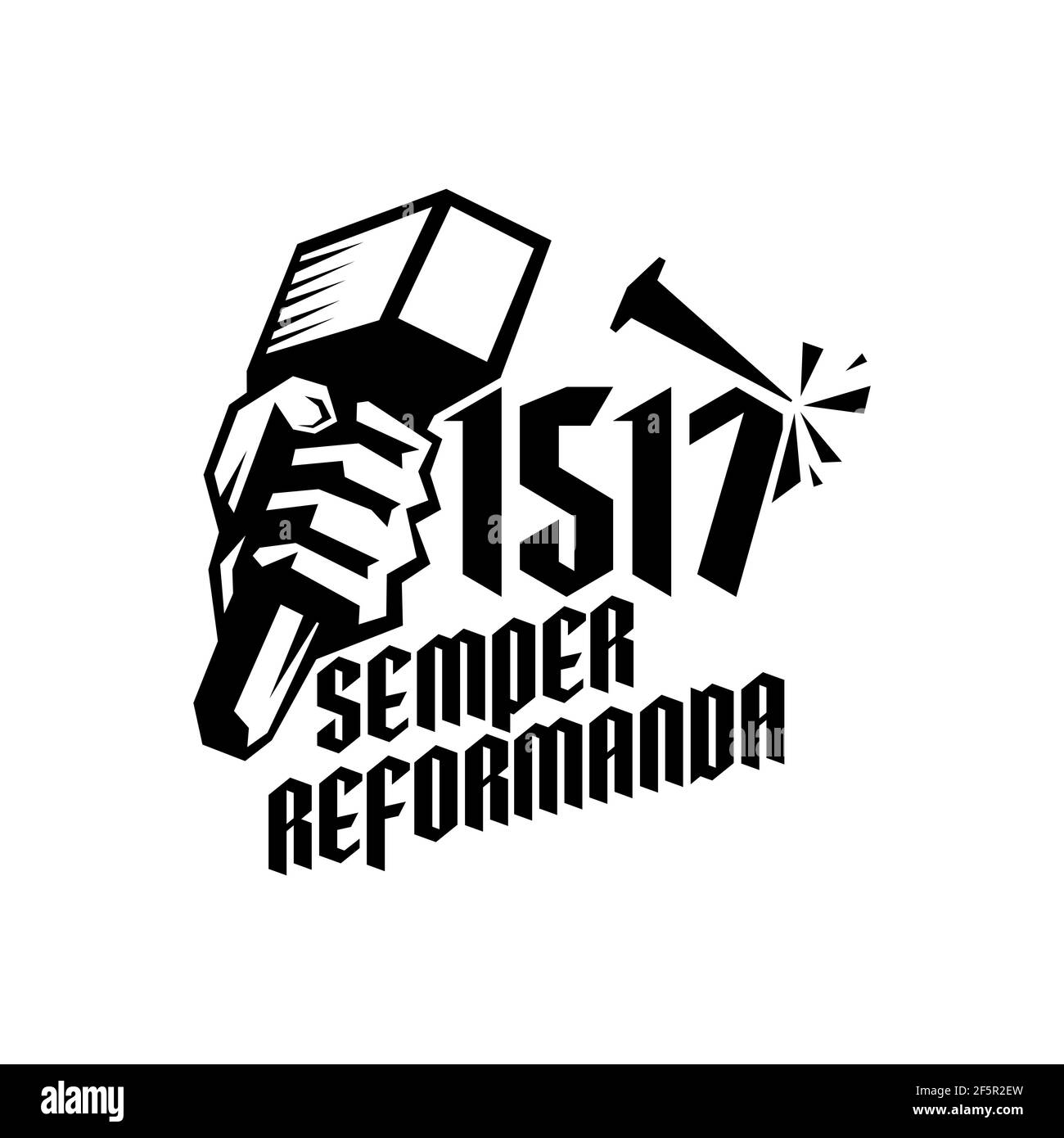 Martin Luther. 95 theses of the reformation of the church. Wittenberg ...