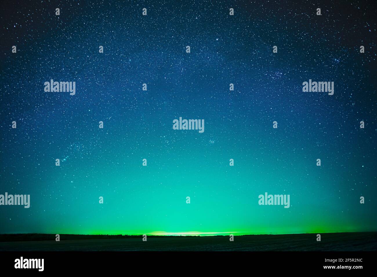 Beautiful Night Sky Glowing Stars Background Backdrop With Colorful Sky ...