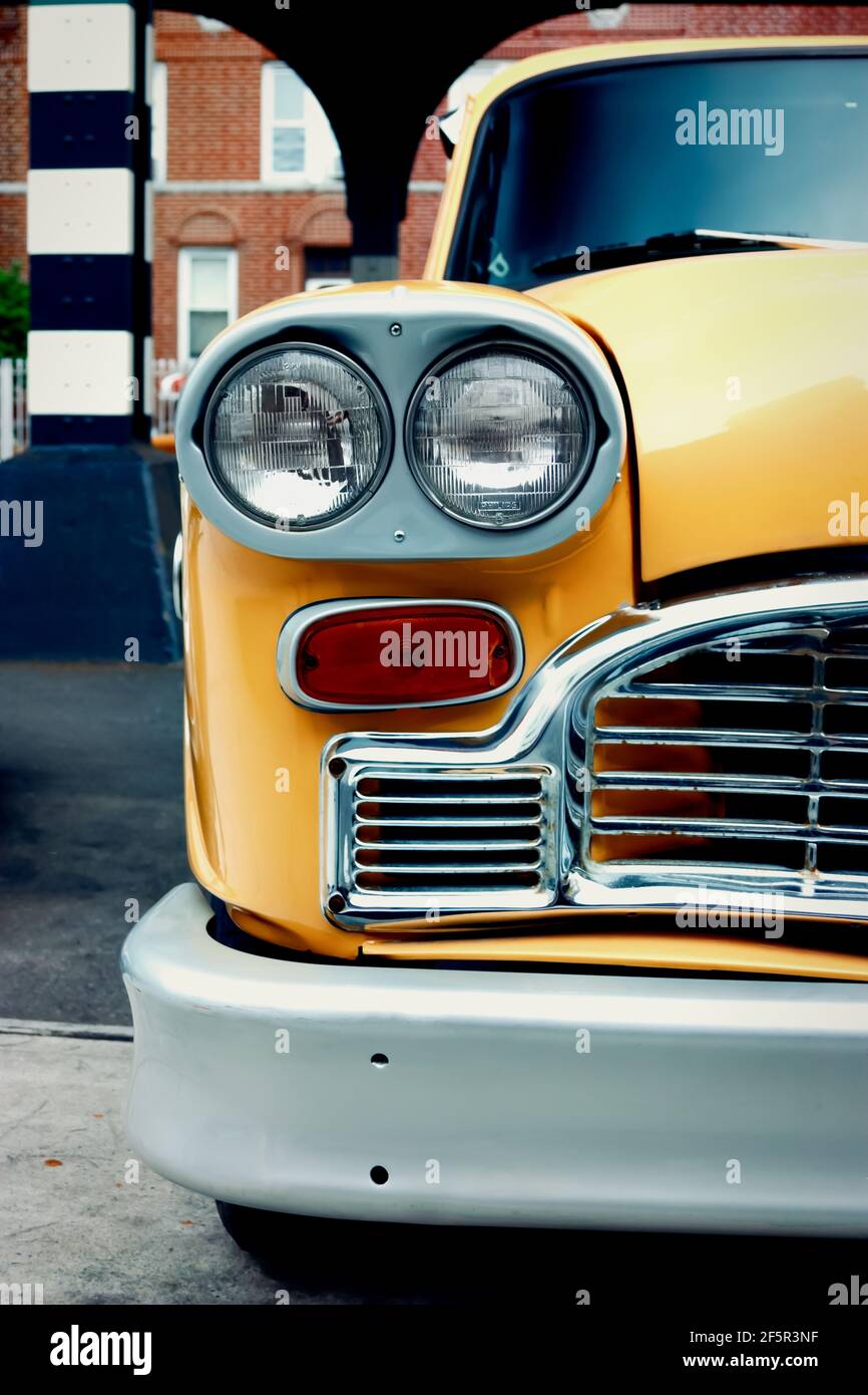 Vintage new york city checker hi-res stock photography and images - Alamy