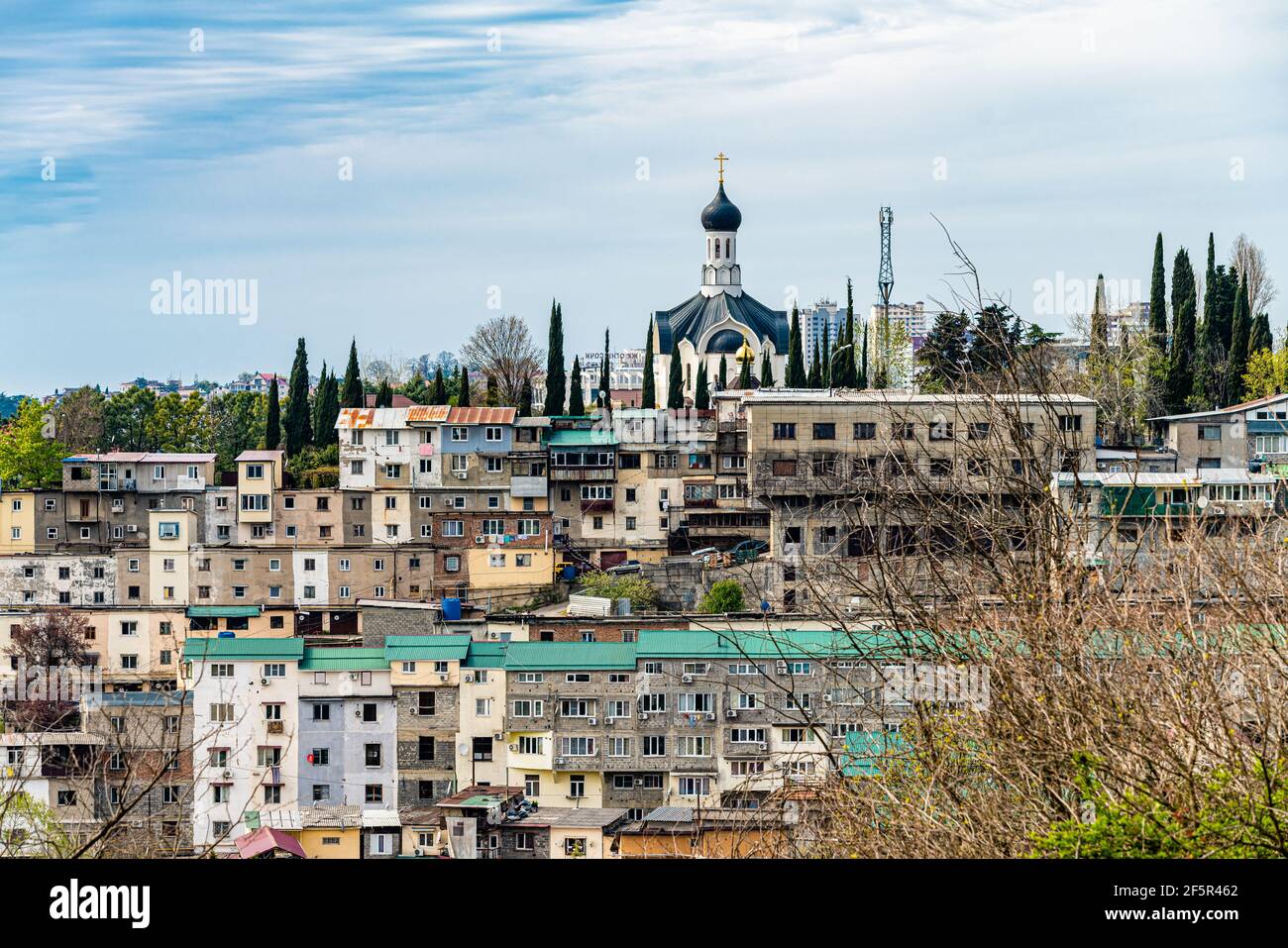 Old town chaotic development hi-res stock photography and images - Alamy