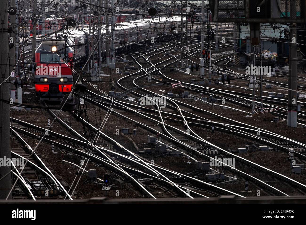 Railway locomotive in russia hi-res stock photography and images - Alamy