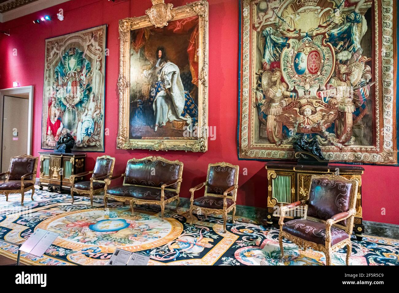 PARIS, FRANCE - February 15, 2018: Apartments of Napoleon III. The ...
