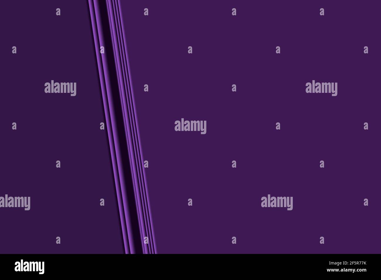 Violet abstract texture with straight lines on the left and blank space ...