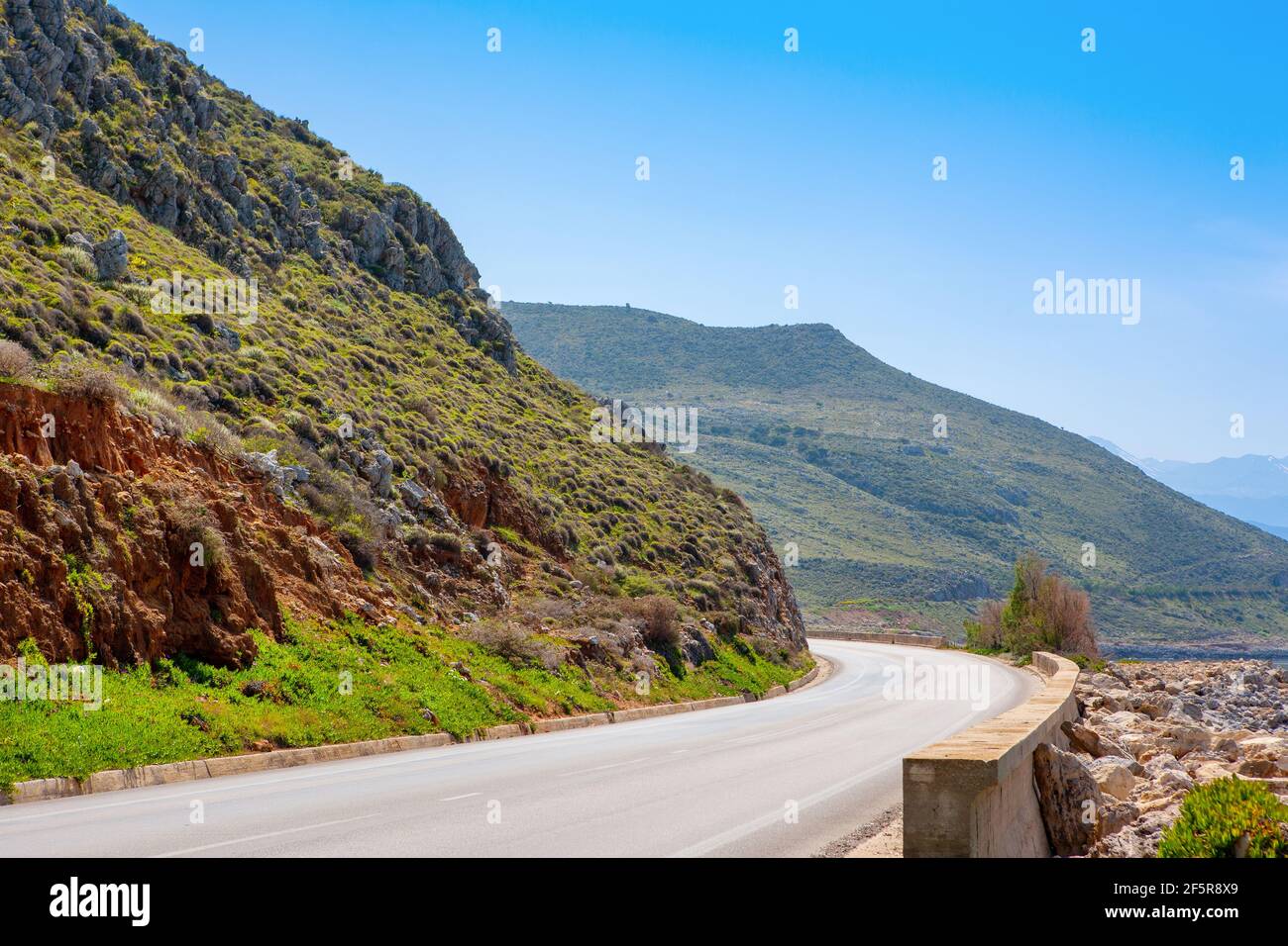 Scenic drive along greek coastline hi-res stock photography and images ...