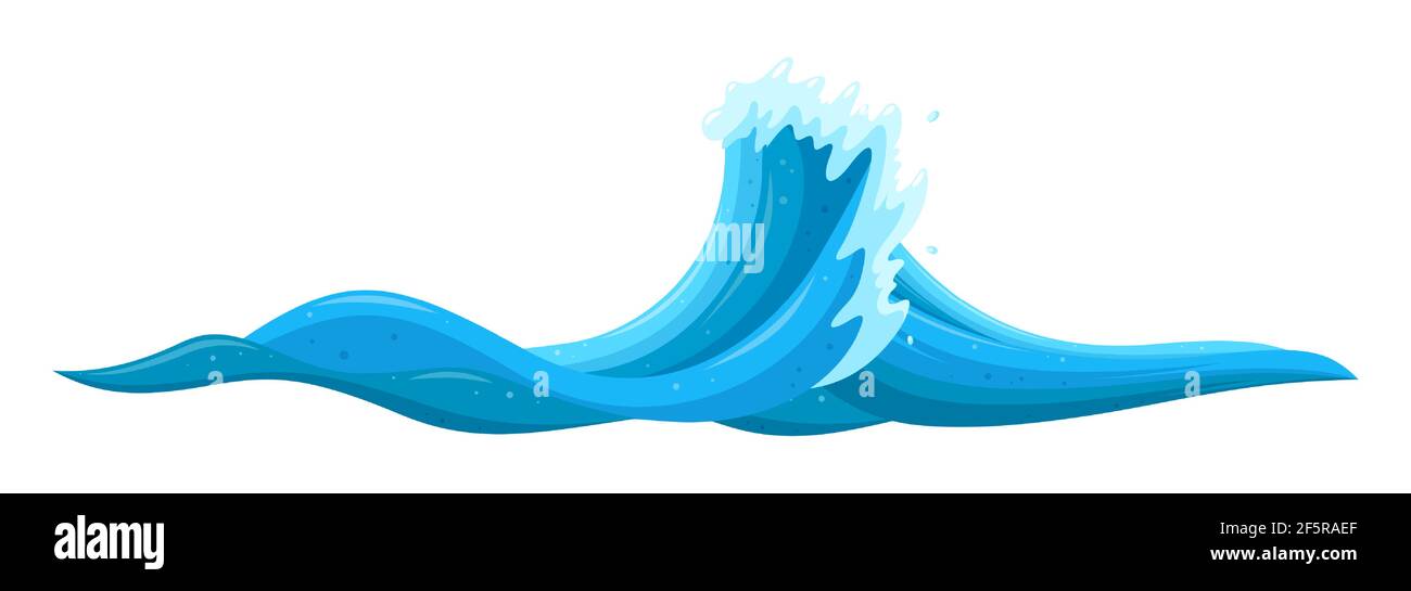 Flood Wave Cartoon
