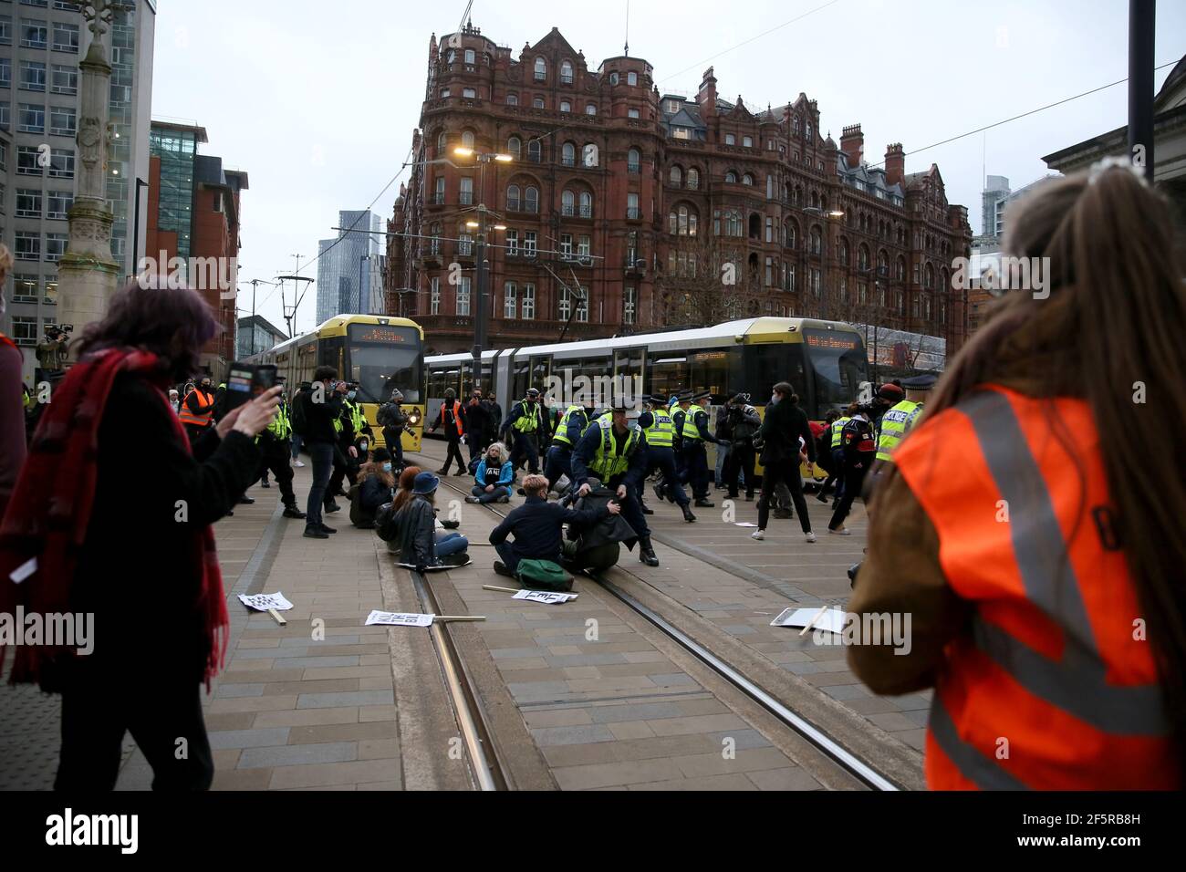 Greater manchester tramlines hi-res stock photography and images - Alamy