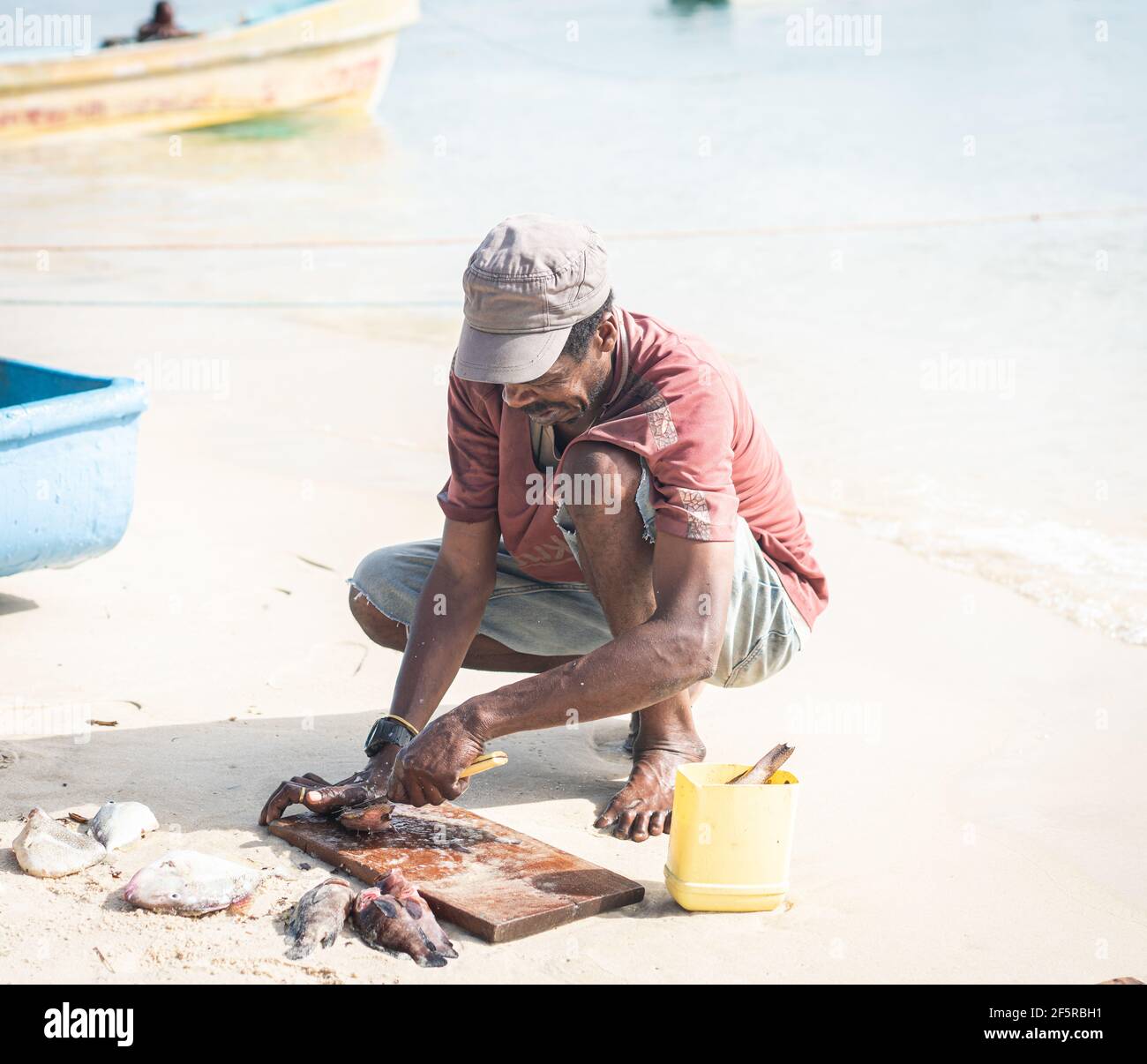 African american cooking fish hi-res stock photography and images - Alamy