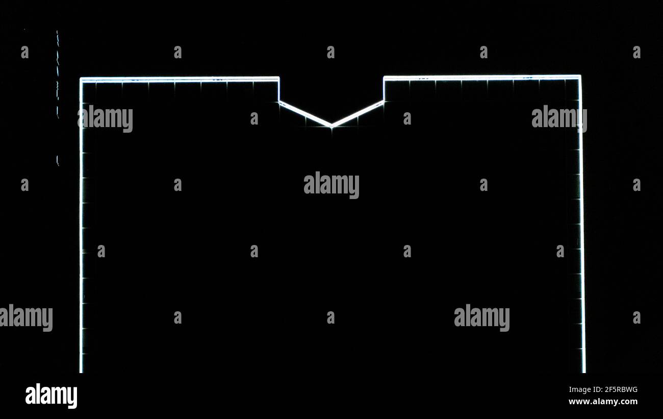 Contour lighting on the modern building; used to highlight a building’s ...