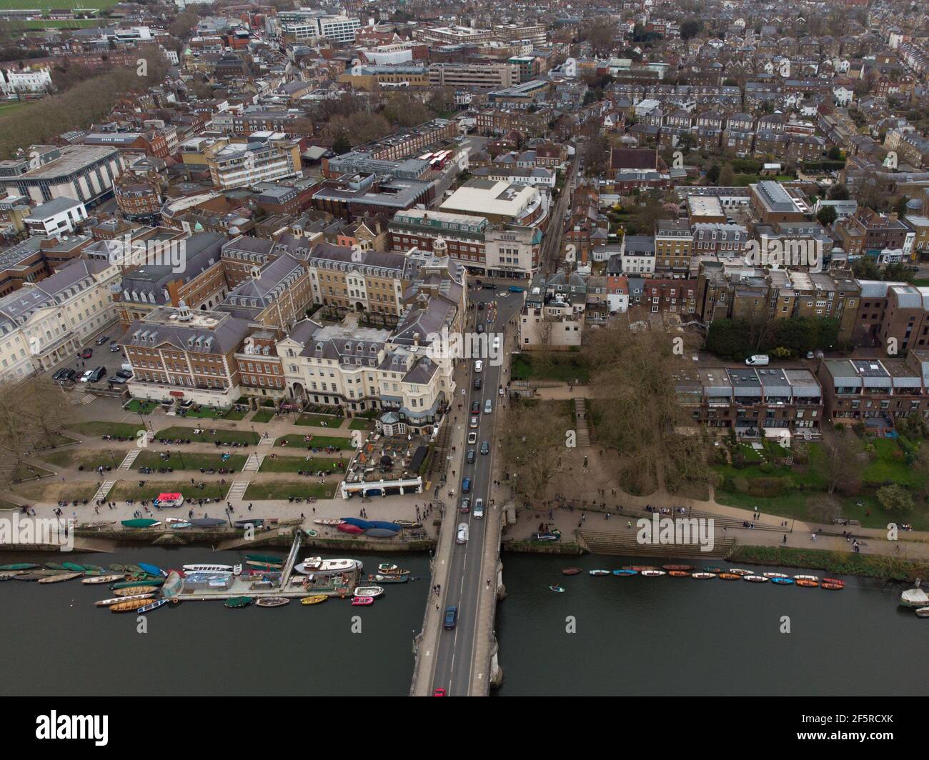 England thames richmond aerial hi-res stock photography and images - Alamy