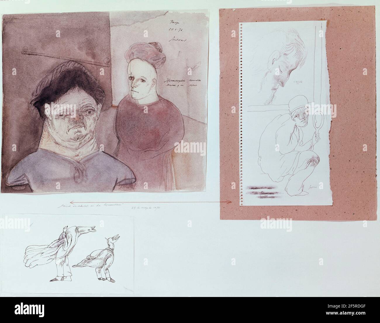 DIBUJO A PLUMA. Author: CUEVAS Stock Photo - Alamy