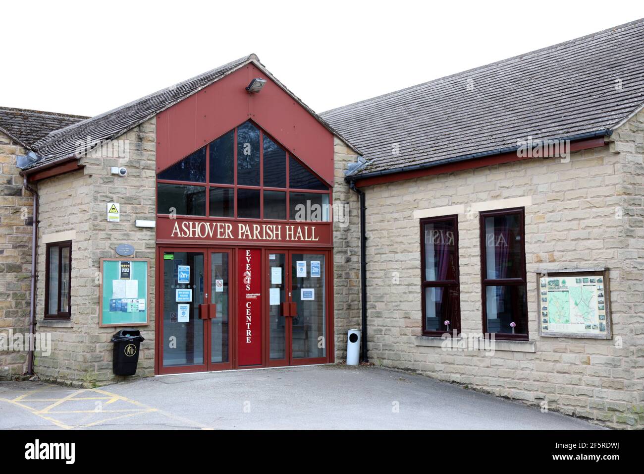 Parish Hall in the Derbyshire village of Ashover Stock Photo - Alamy