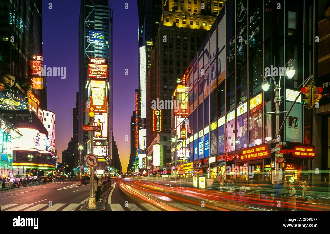 2003 HISTORICAL TIMES SQUARE MIDTOWN MANHATTAN NEW YORK CITY USA Stock ...