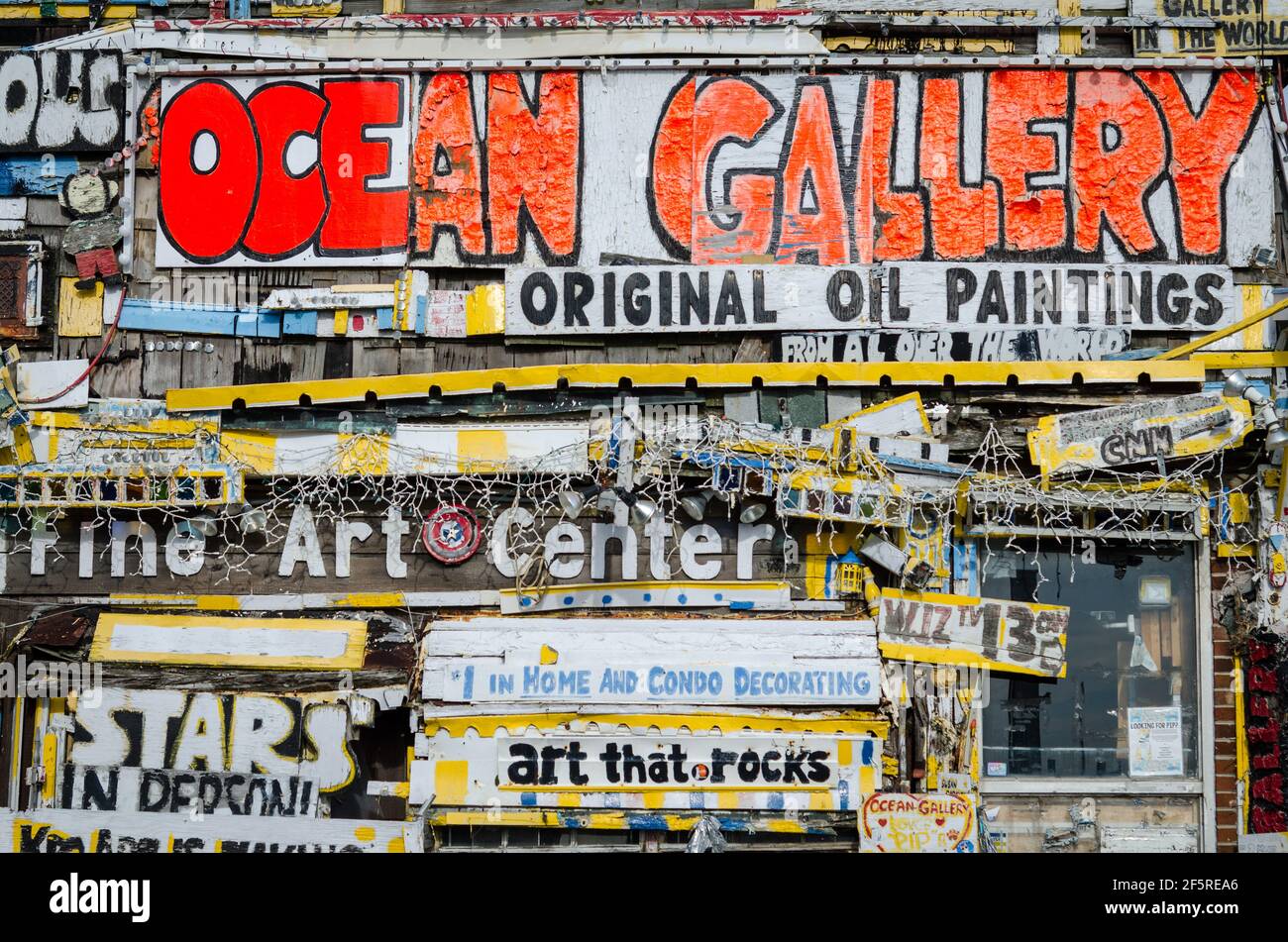 The Ocean Gallery and Art Center in Ocean City, Maryland, USA Stock ...