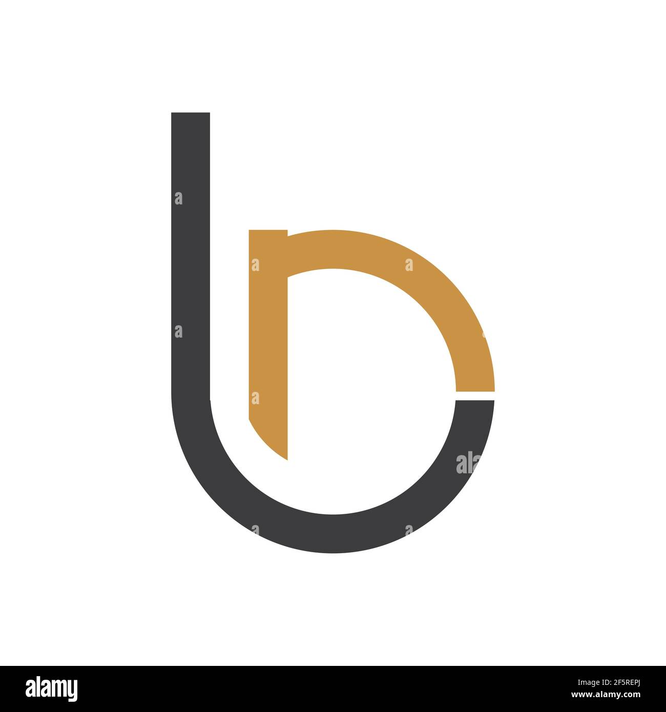 Initial bn letter logo vector template design. Creative abstract letter ...