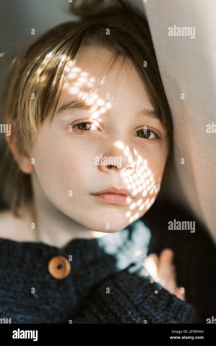 Boy with bright eyes hi-res stock photography and images - Alamy