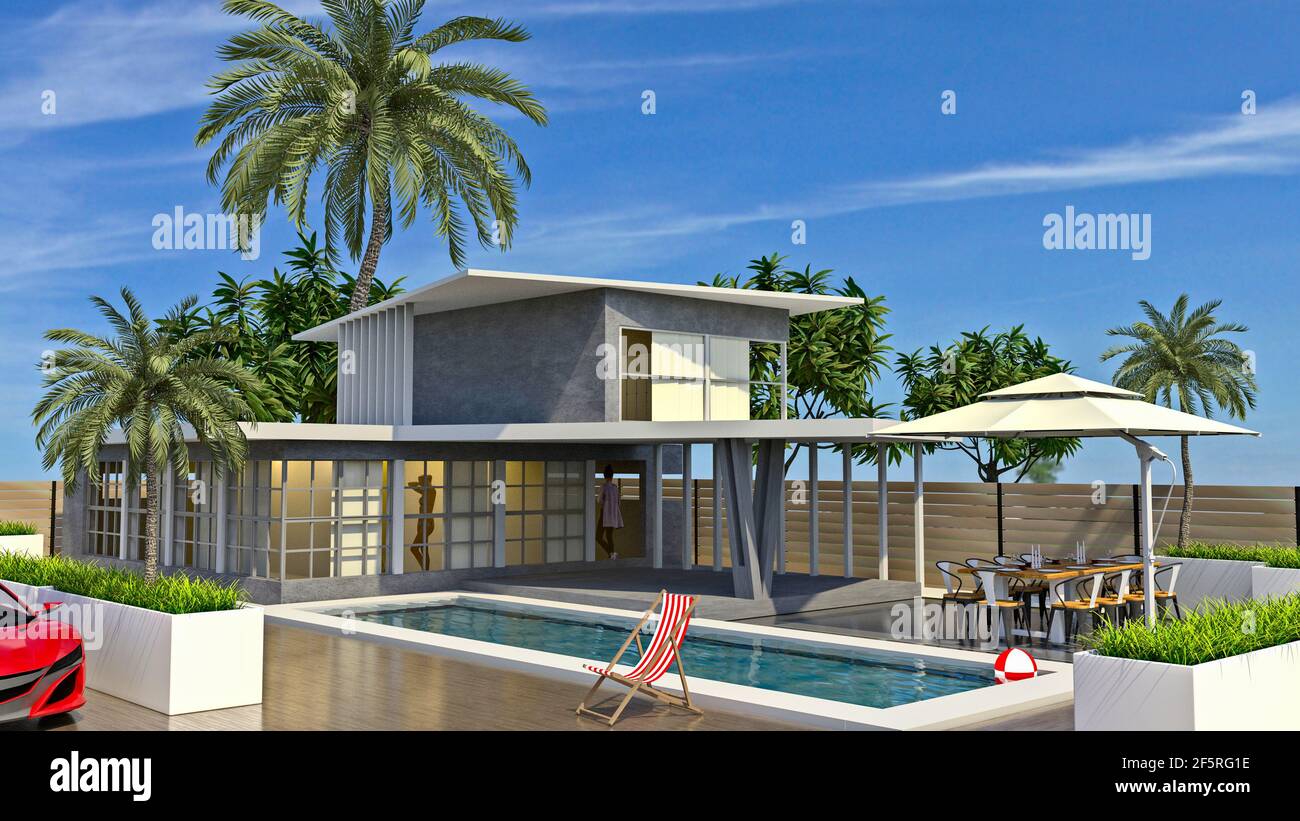 Large Tropical House Design 1959th Design" . This Time, Our Client In