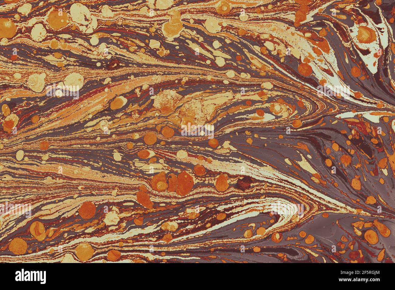 Paper marbling design texture with bubbles and chaotic patterns in gray ...
