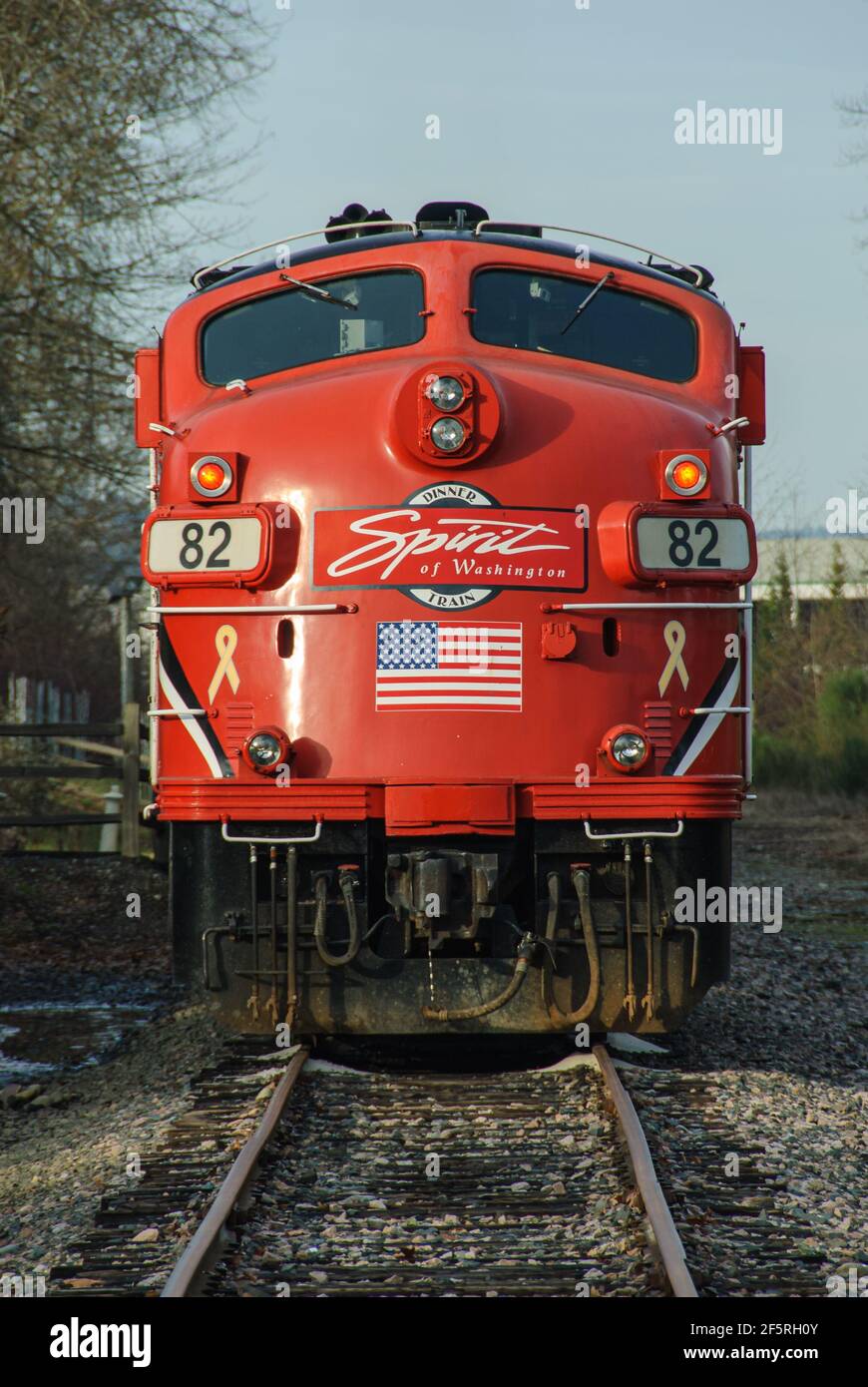 Train head on america hi-res stock photography and images - Alamy