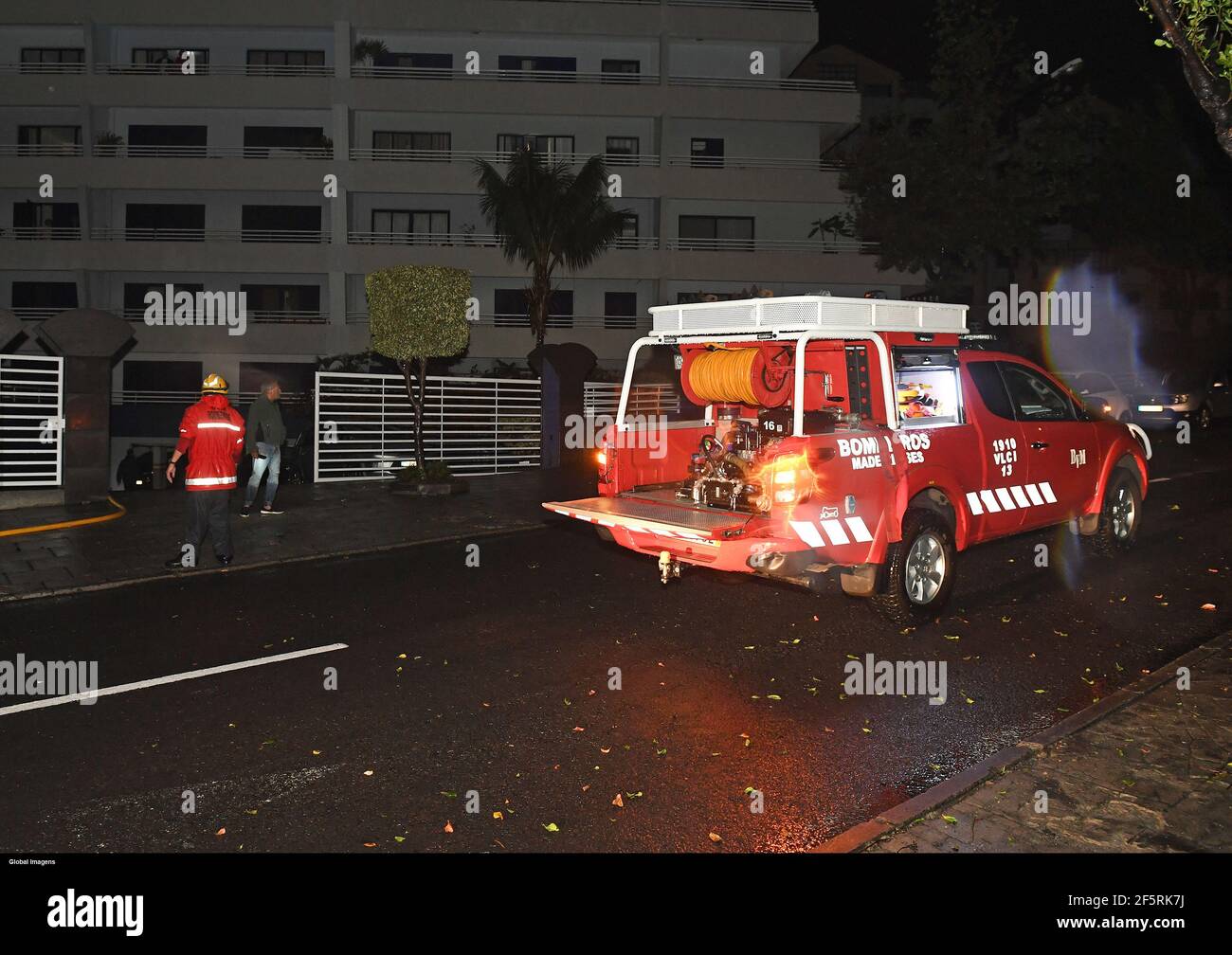 Funchal, 03/27/2021 - Heavy rainfall caused many floods in garages and ...