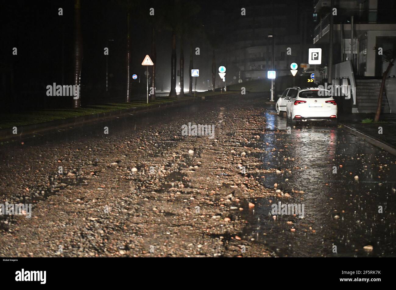 Funchal, 03/27/2021 - Heavy rainfall caused many floods in garages and ...