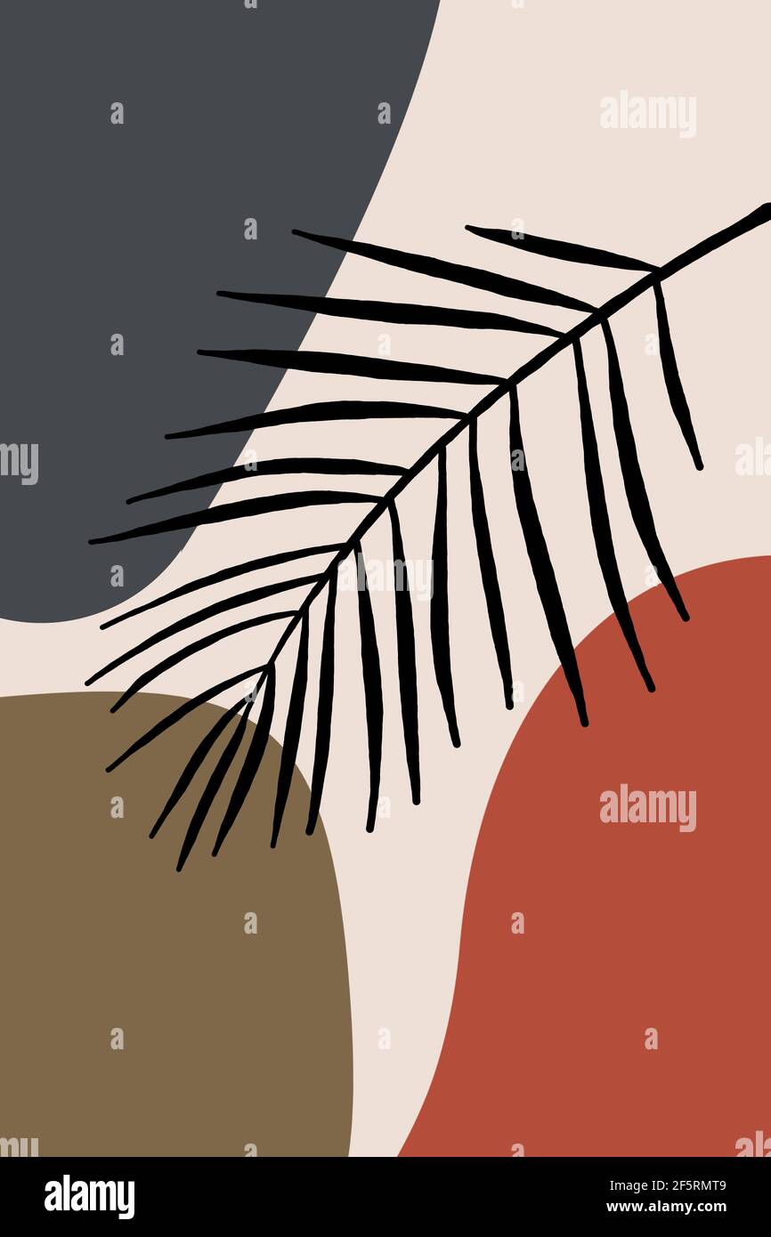 Minimalist Printable Botanical Illustration .Plants Illustration. Home ...