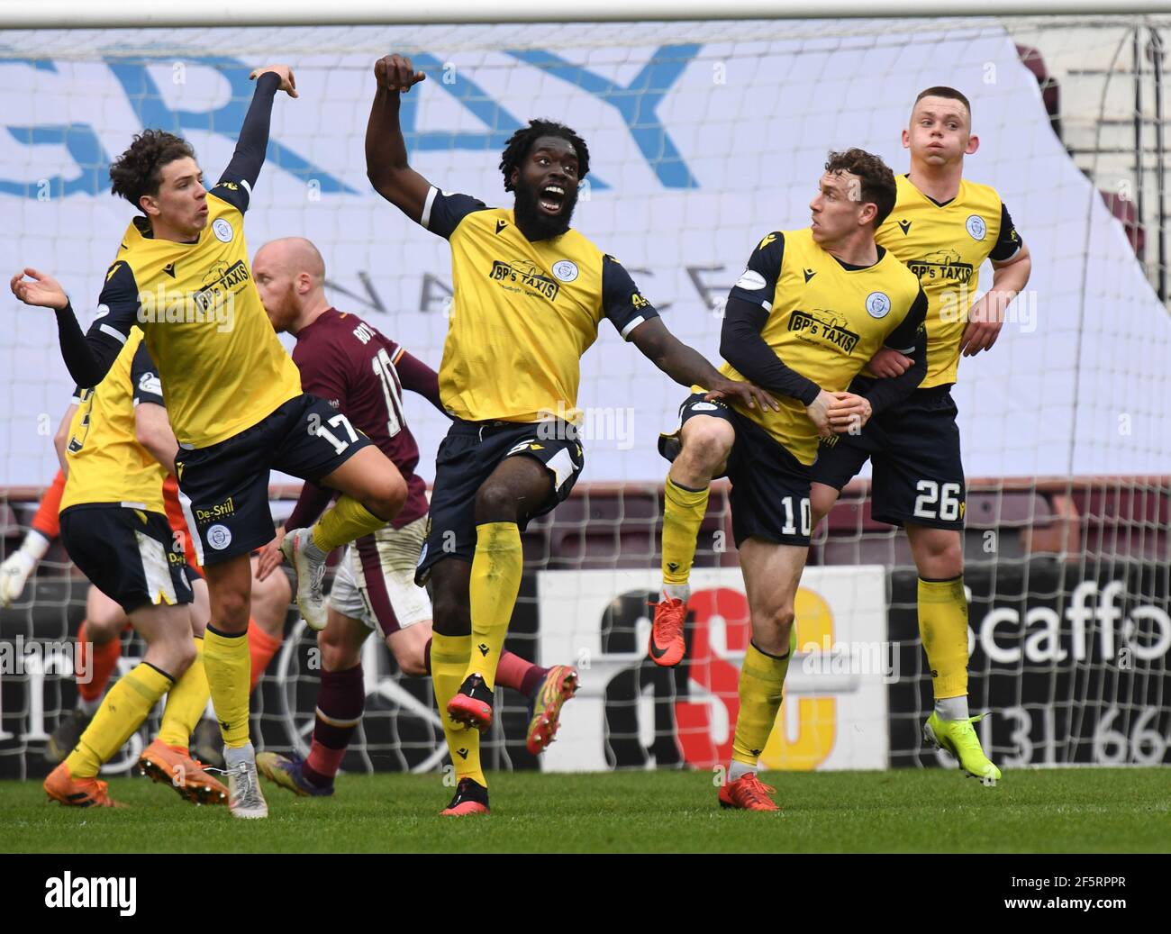Tynecastle Park, Edinburgh, Scotland. UK 27th March-21. Scottish ...