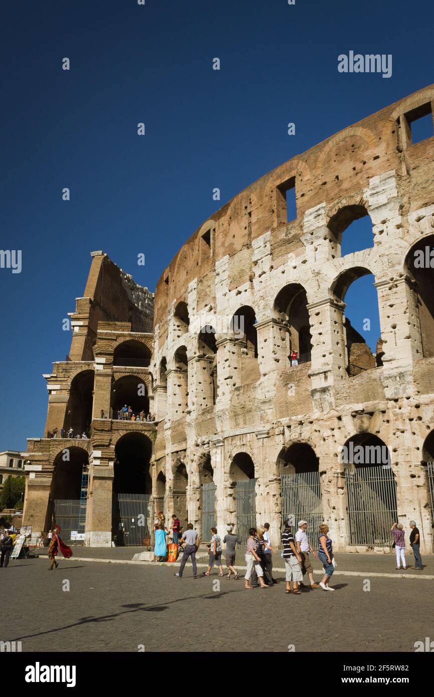 The Colosseum is an elliptical amphitheater in Rome, Italy. It was the ...