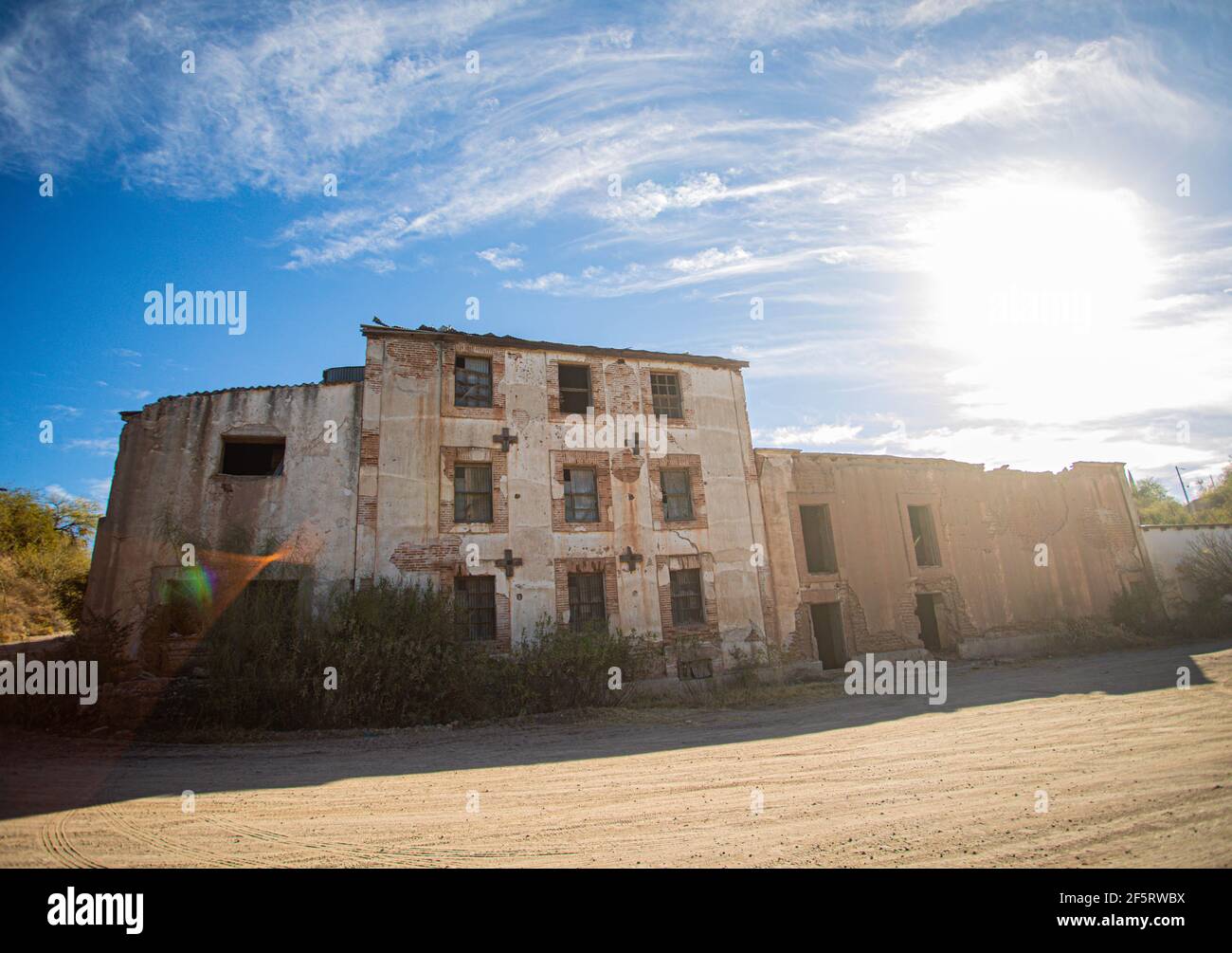 Old mill that belonged to the Corella Family in the community or town ...