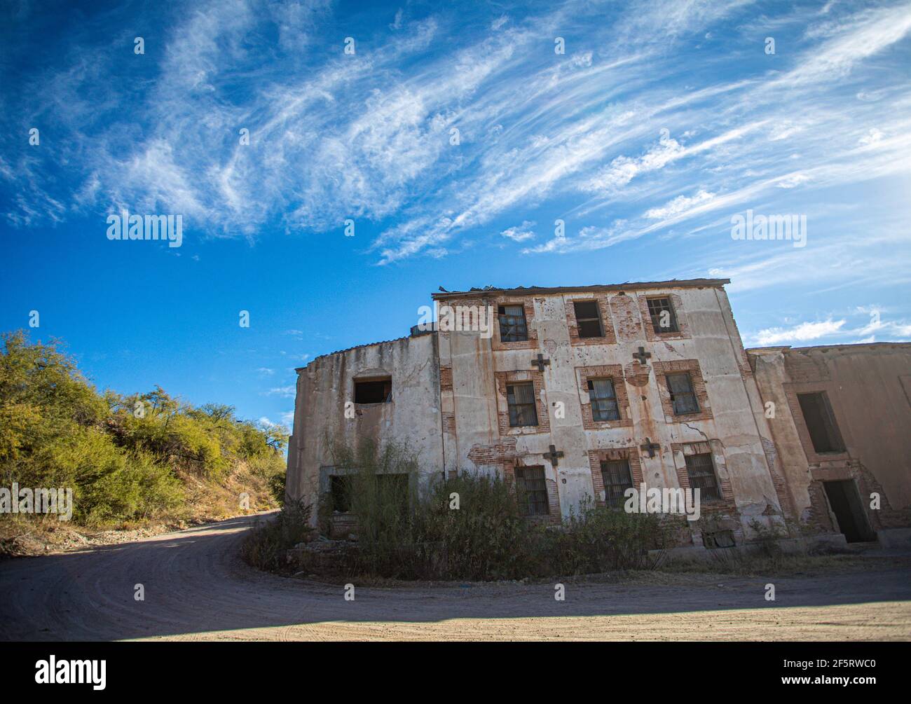 Old mill that belonged to the Corella Family in the community or town ...