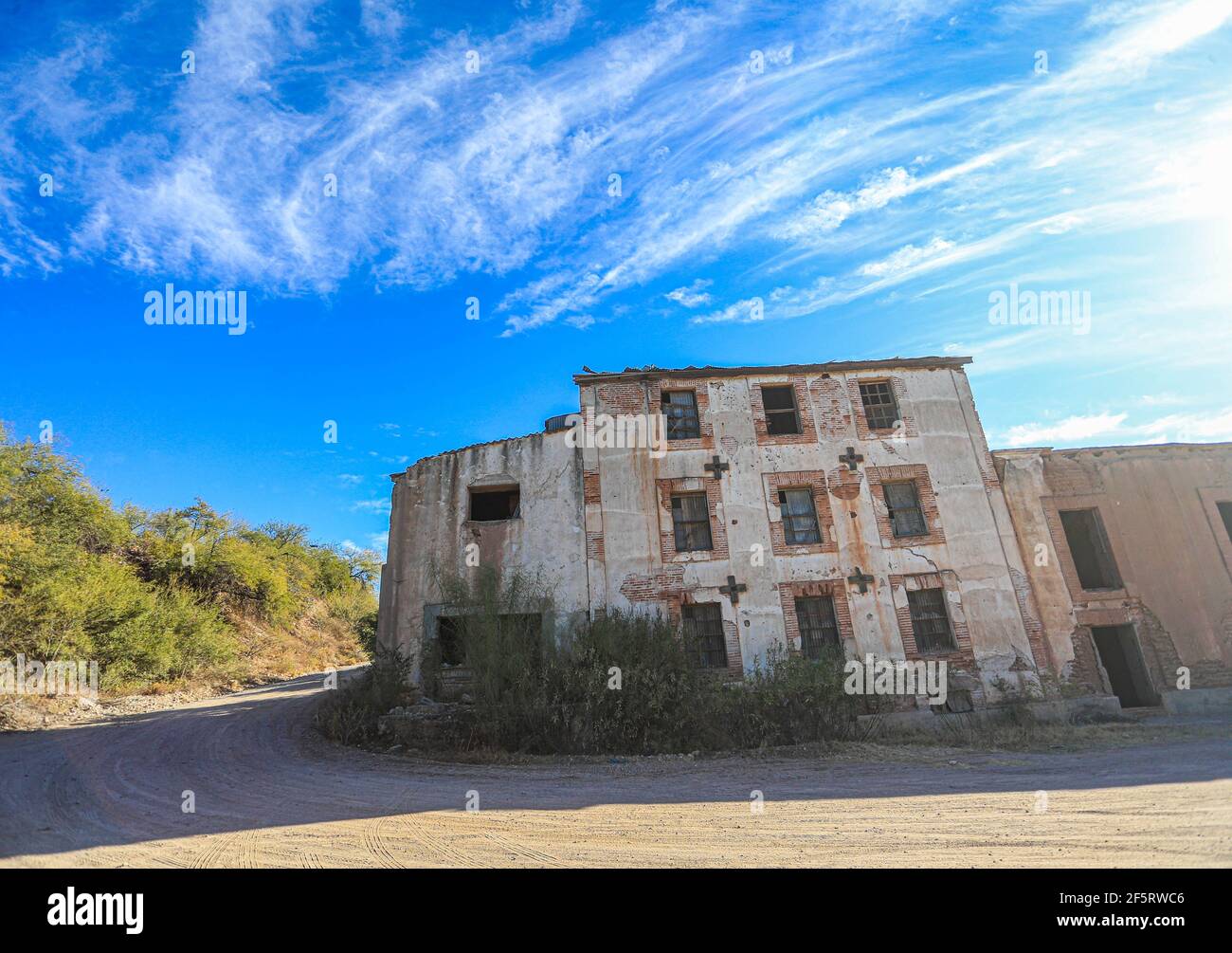 Old mill that belonged to the Corella Family in the community or town ...