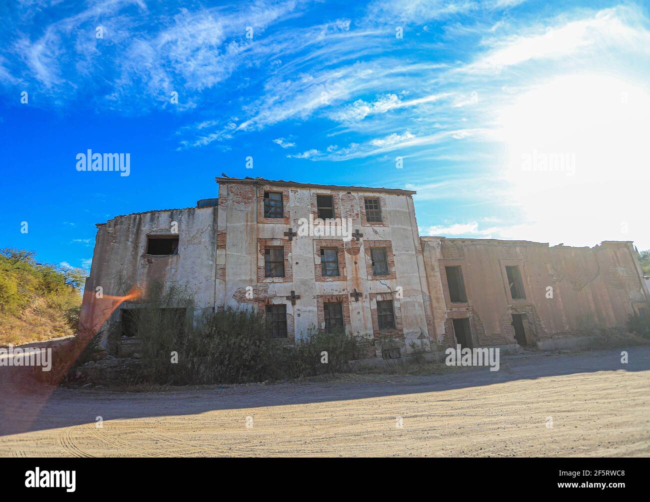 Old mill that belonged to the Corella Family in the community or town ...