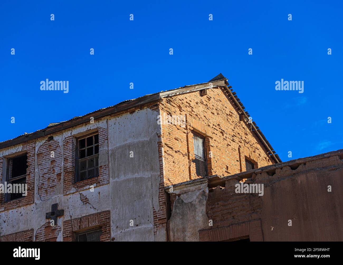 Old mill that belonged to the Corella Family in the community or town ...