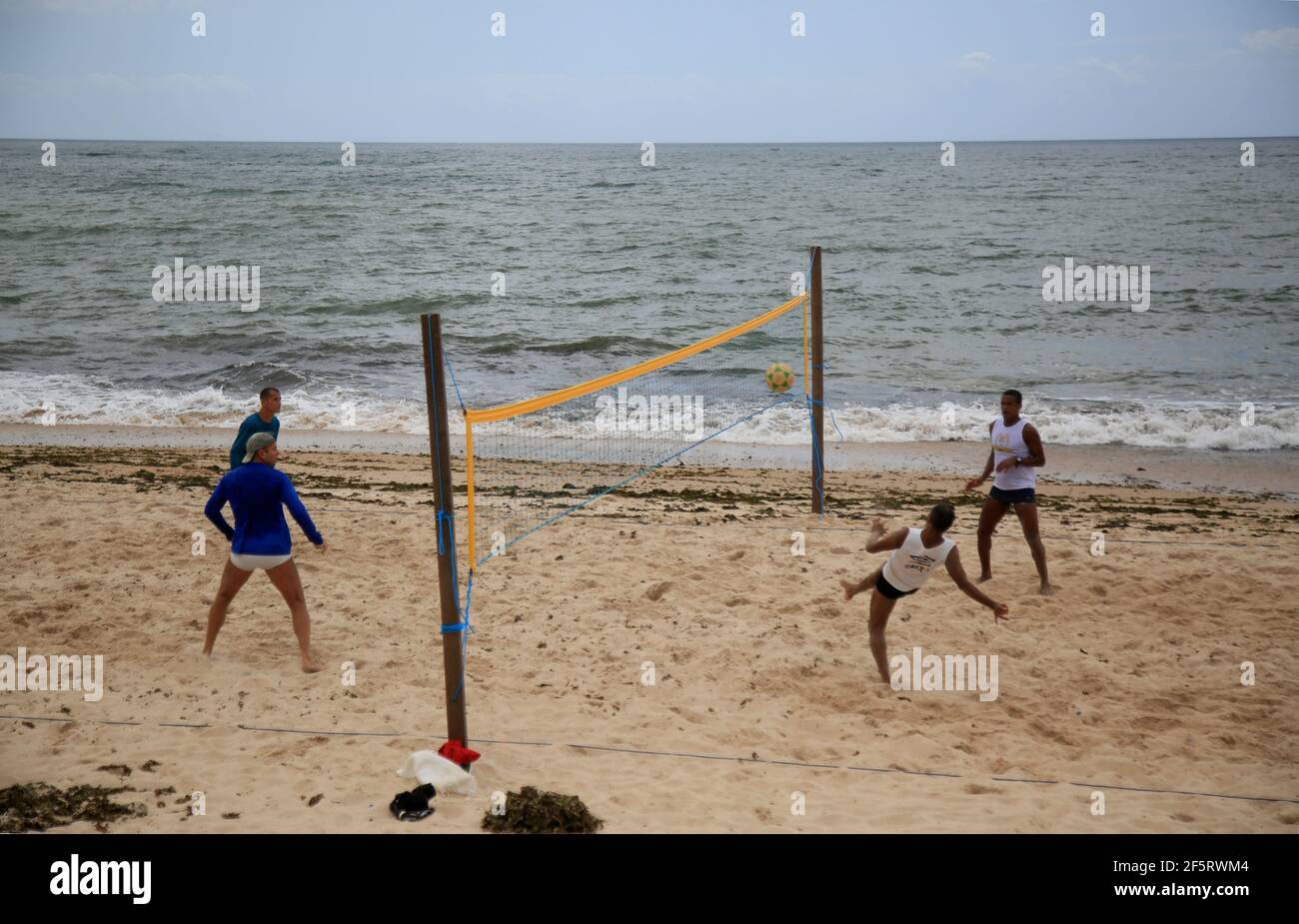 Brazilian men beach volleyball hi-res stock photography and images - Alamy