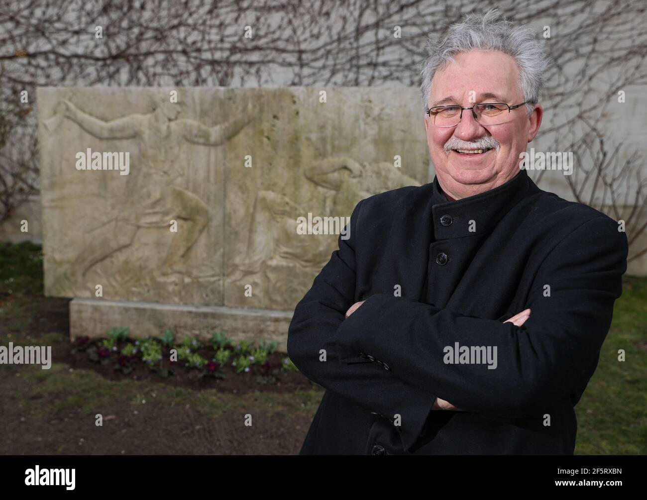 16 March 2021, Saxony, Ermlitz: Helmut Loos, head of the Richard Wagner ...