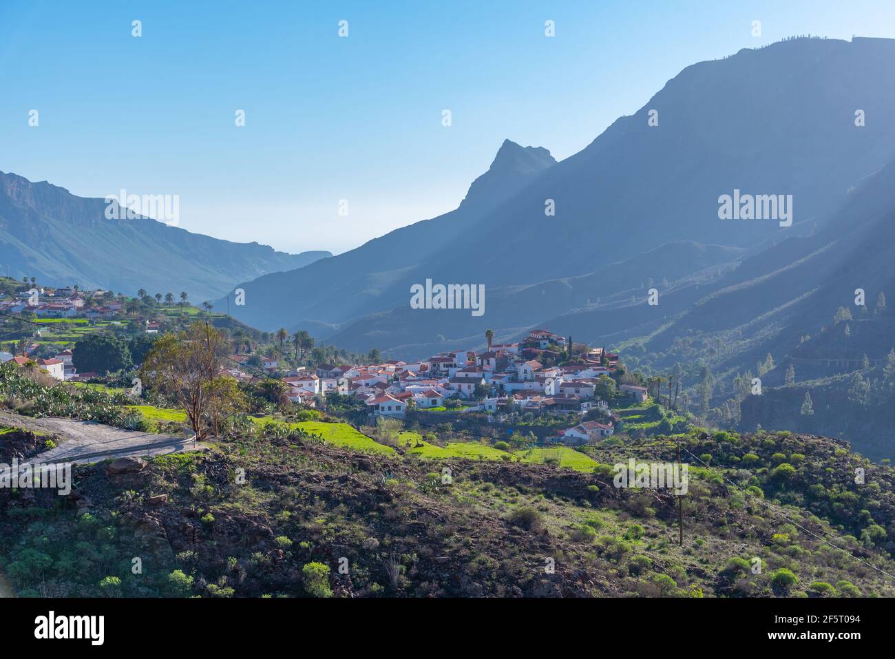Gran canaria fataga village hi-res stock photography and images - Alamy