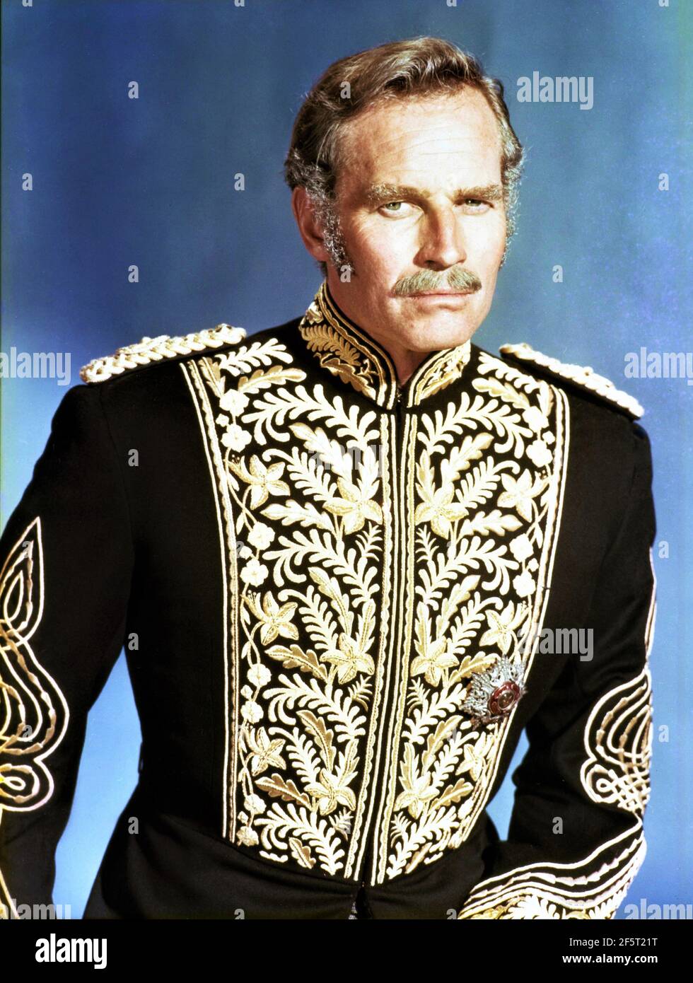 CHARLTON HESTON Colour Portrait as General Charles ''Chinese'' Gordon ...