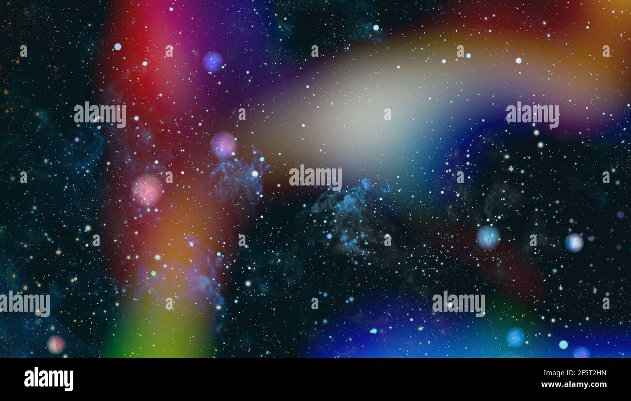 Abstract moving stars in blue hi-res stock photography and images - Alamy