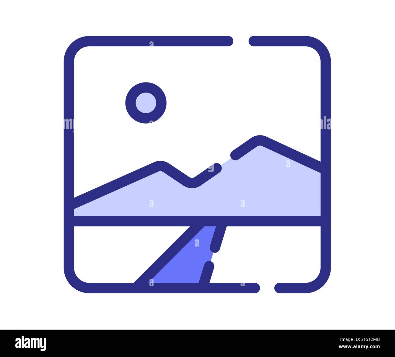 picture image painting single isolated icon with dashed line style and purple color vector ...